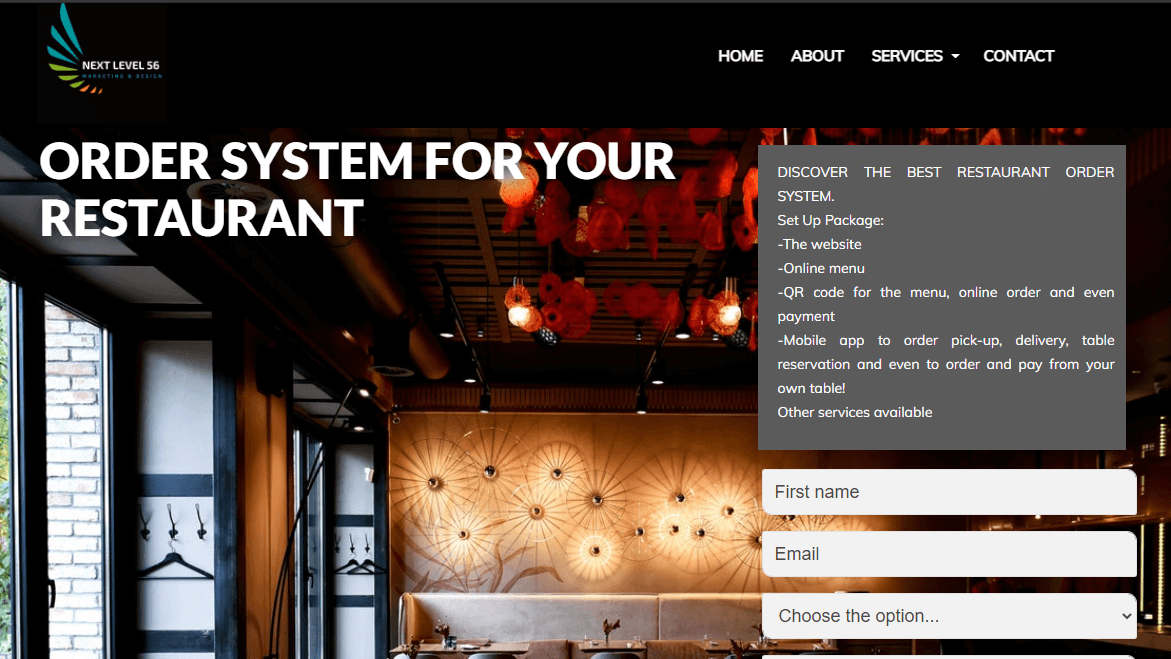 Automated Service Business Web Design | Order System for Restaurants ...